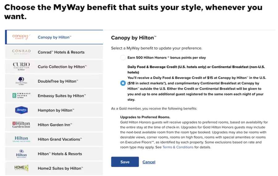 希尔顿攻略：希尔顿 MyWay - 希尔顿荣誉客会的迎宾礼遇 | 多彩生活